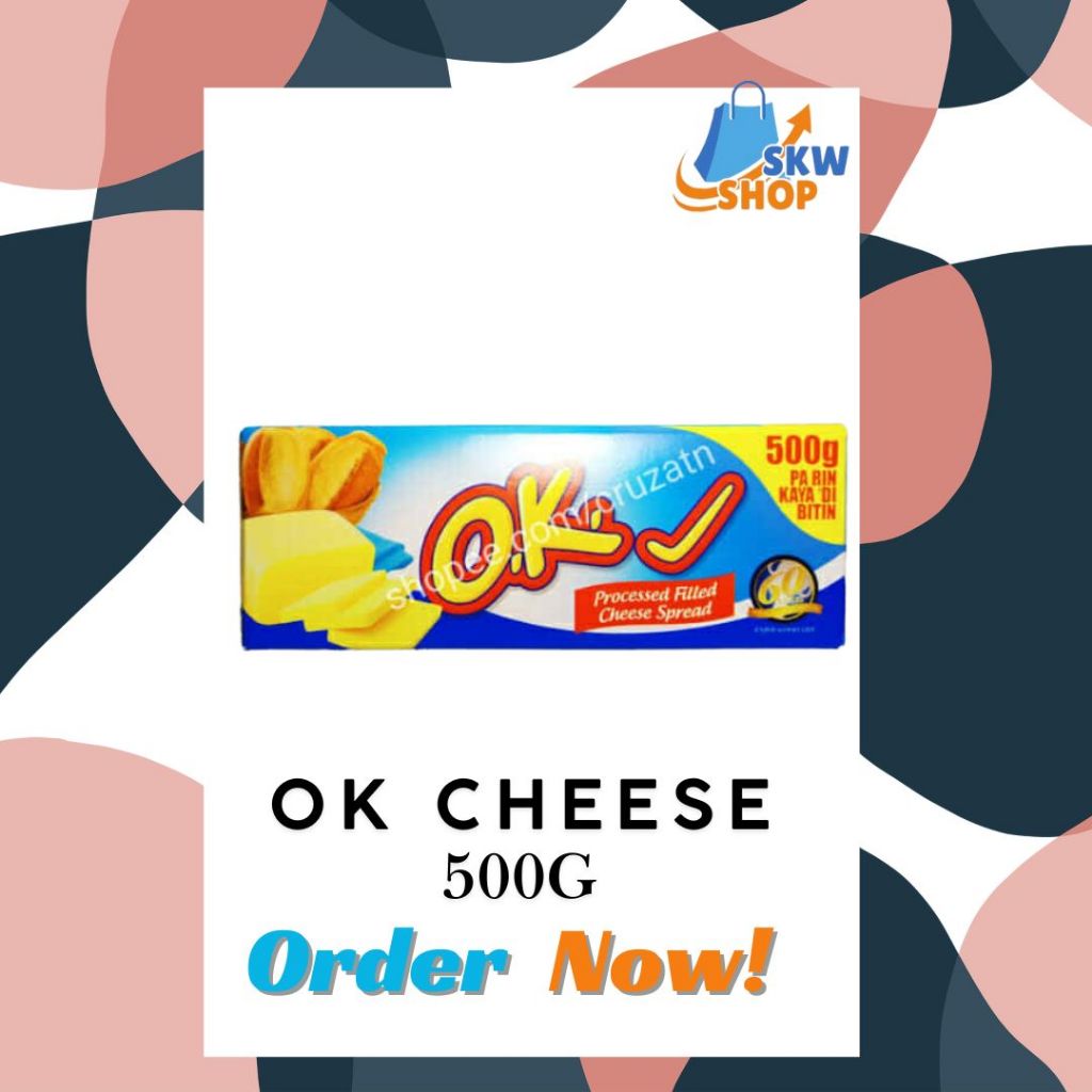 OK O.K. Cheese Processed Filled Cheese Spread(500G)Can be use in Nachos ...