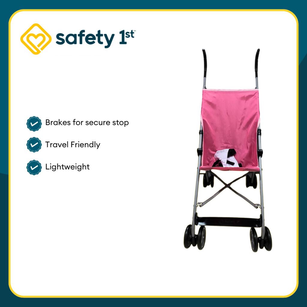Safety 1st Umbrella Stroller without Canopy - Pink | Shopee Philippines