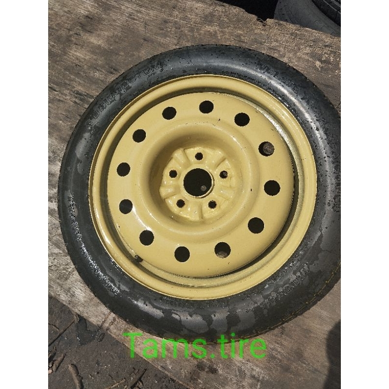 donut tire with rim 155 70 17 5x114 - Toyota/only | Shopee Philippines
