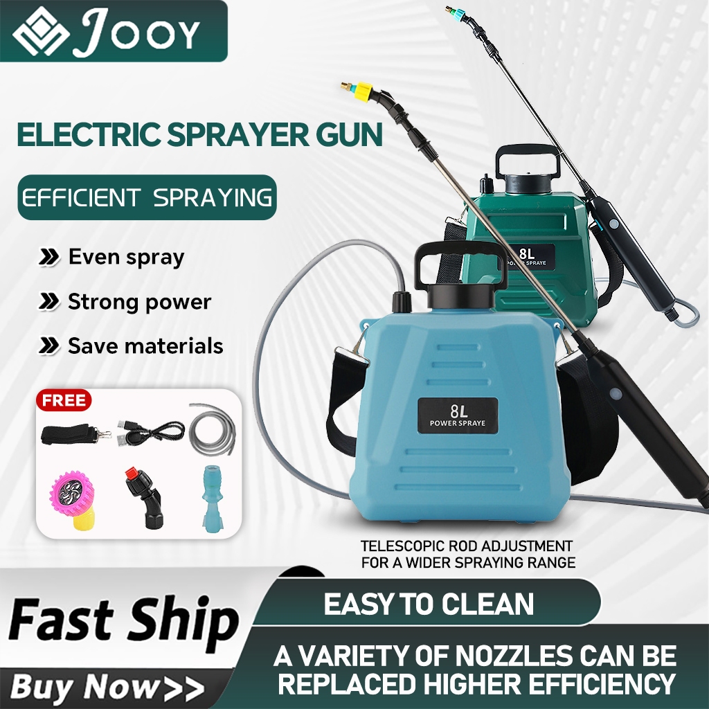 Electric Sprayer 5L/8L High Power Cordless Knapsack Rechargeable ...