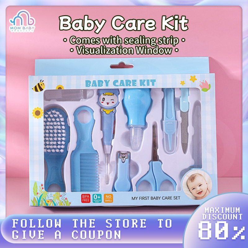 10 In 1 Baby Care Kit Set NewBorn Baby Grooming Kit Baby Kit Set For ...