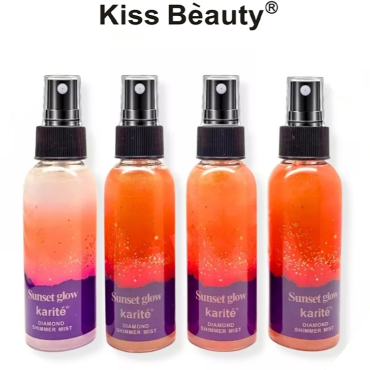 110ml Glow Diamond Shimmer Primer Body Face Spray Body Glitter Shimmer ...