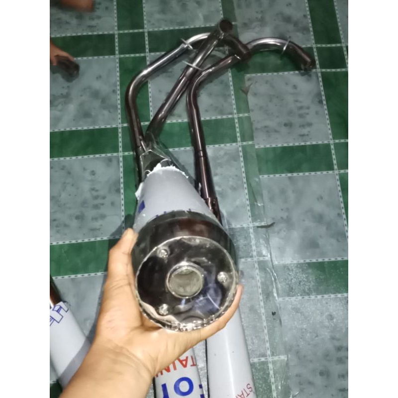 PINOY MOTOPOSH 125/155 VERSION 2 CHEKIN PIPE STAINLESS | Shopee Philippines