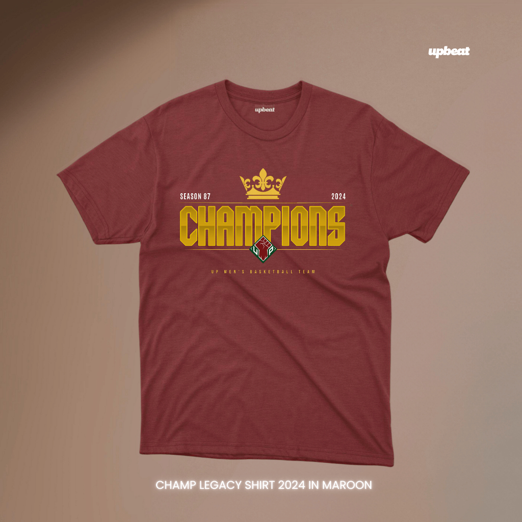 CHAMPIONSHIP LEGACY Shirt MAROON-UAAP Season 87-Men's Basketball ...