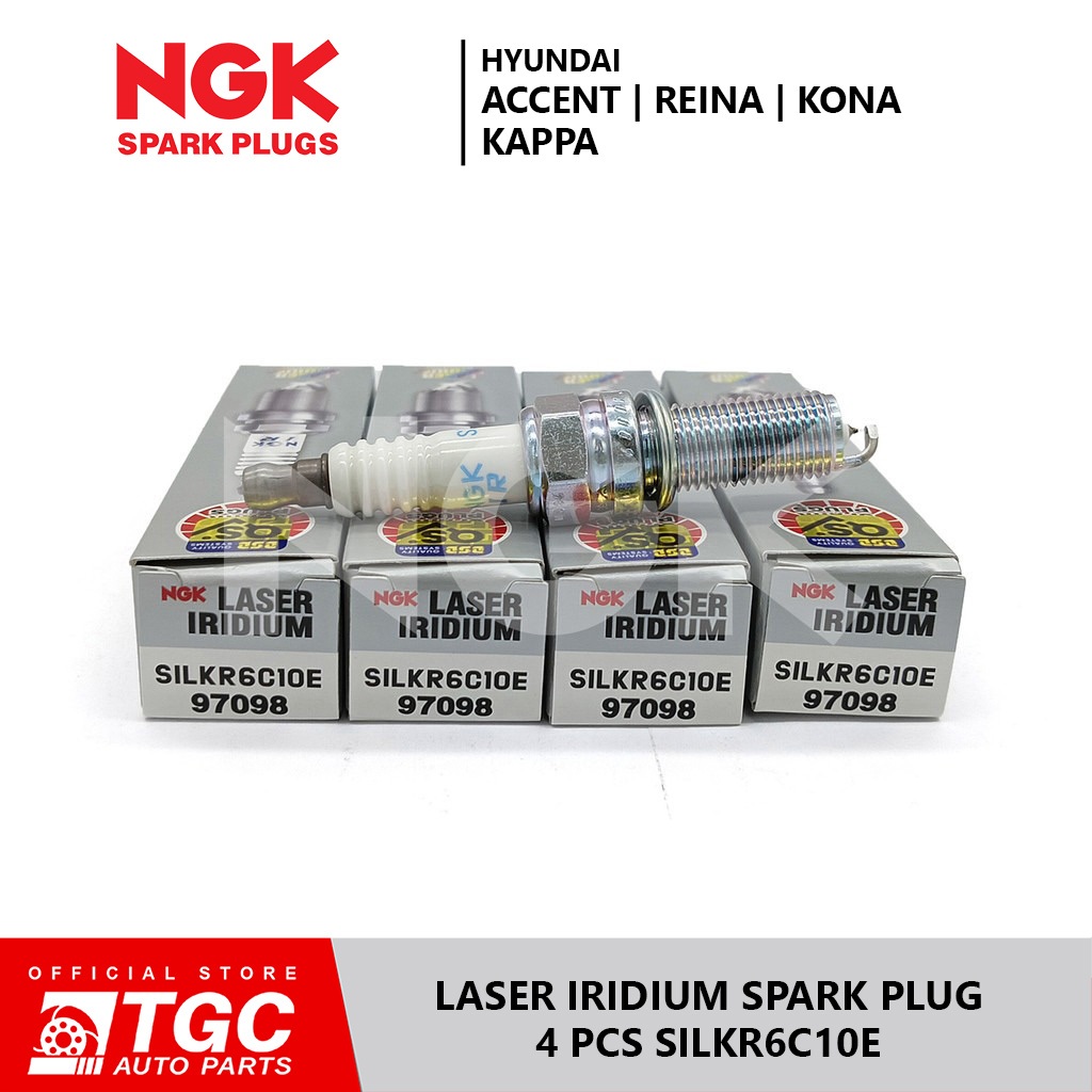 NGK Laser Iridium Spark Plug Hyundai Accent Gas / Reina / Kona 2018 ...