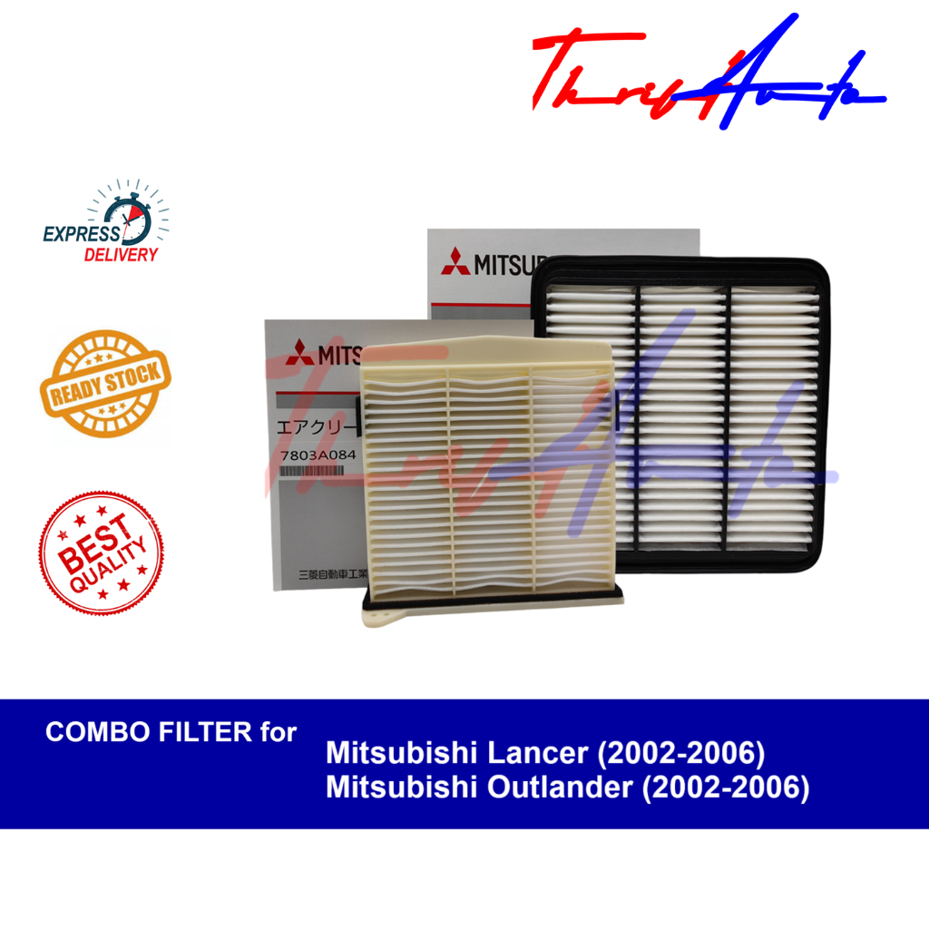 COMBO Filters (Aircon & Air) for Mitsubishi Lancer (2002-2006) and ...