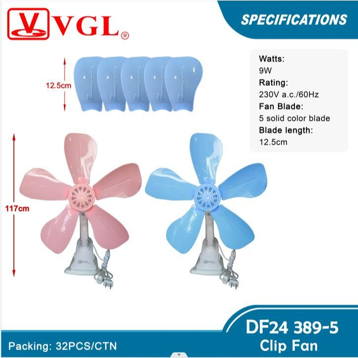 VGL CLIP FAN ( DF24-389-5 ) | Shopee Philippines