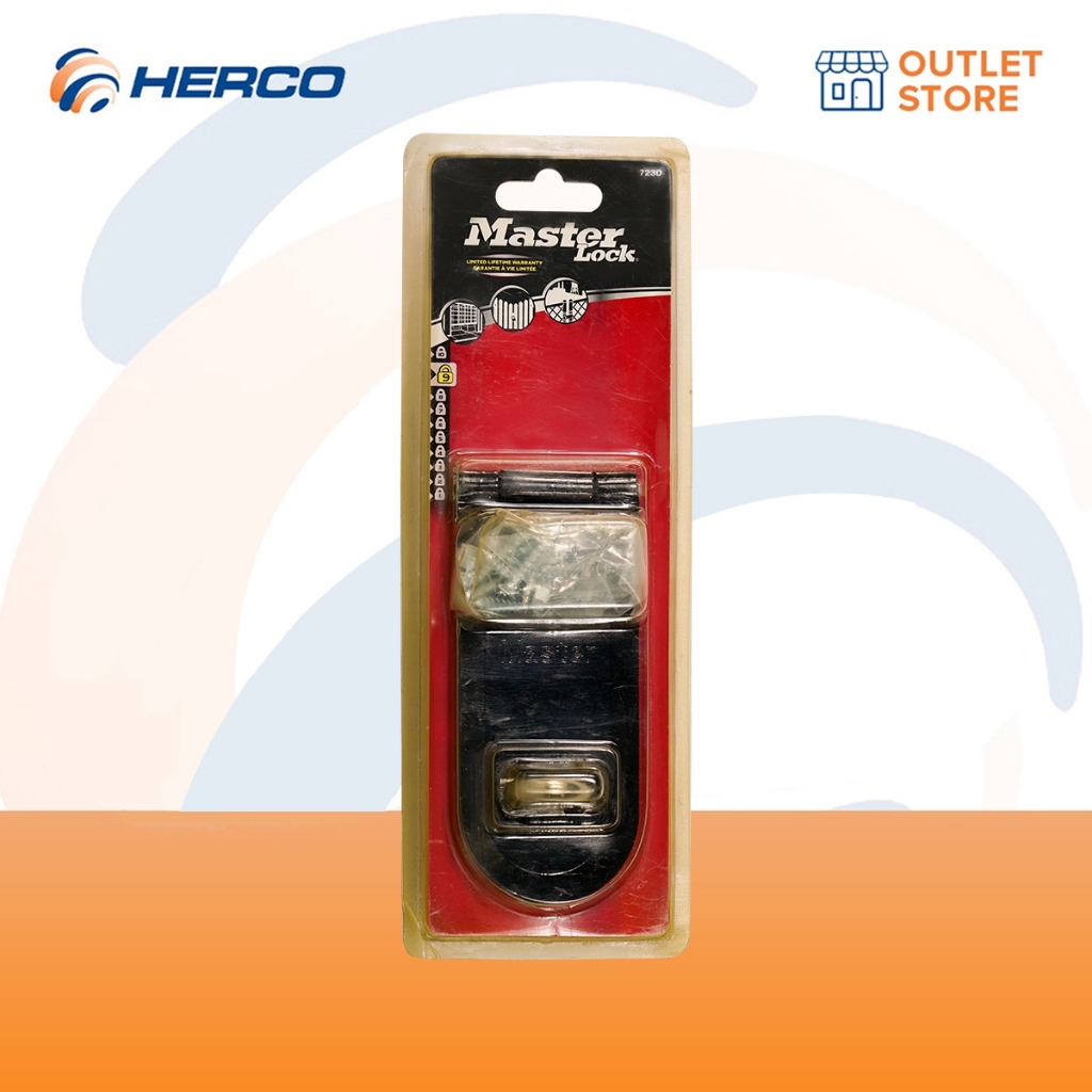 Master Lock 723EURD/4 Safety Hasp 3" (Damage Packaging) | Shopee Philippines