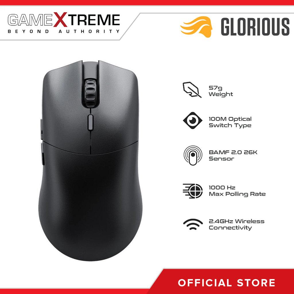 Glorious Model O 2 Pro 1K Polling Wireless Gaming Mouse Black | Shopee ...