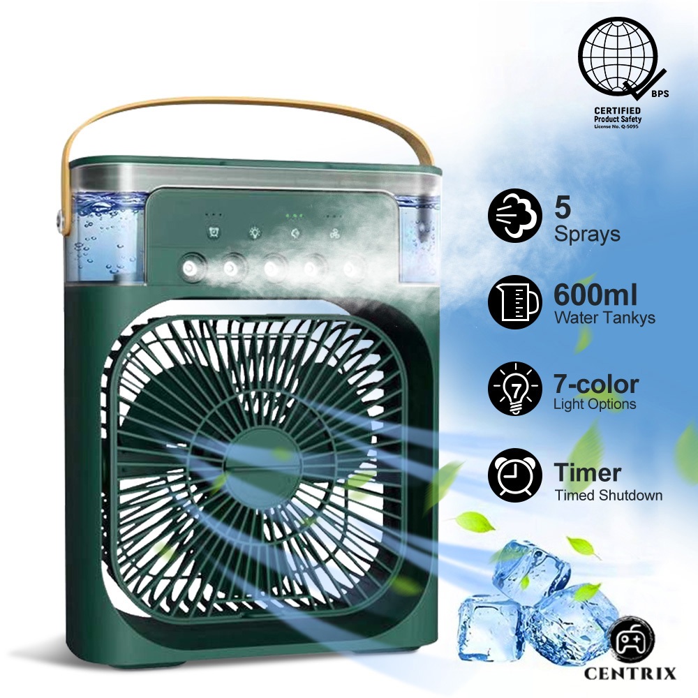 Centrix Desktop Small Fan Air Humidifier Air Cooler with Breathing ...