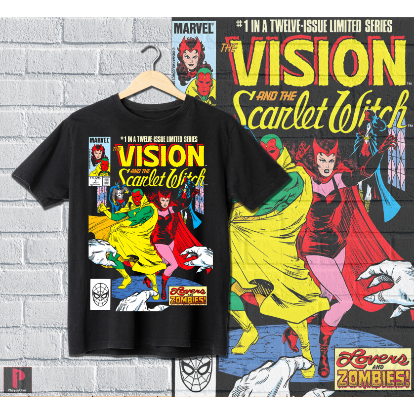 Wanda Vision Comic Cover Shirt | Asian Size | Unisex | Scarlet Witch ...
