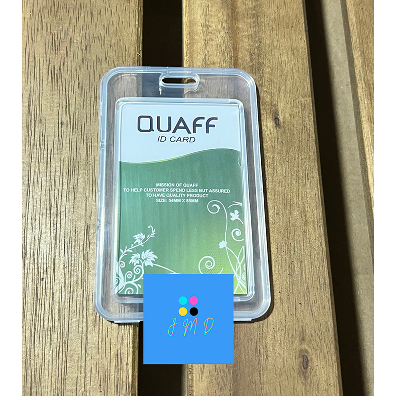 Quaff Integrated ID Card Holder C-113 Vertical 86x54mm (5 pcs per order ...