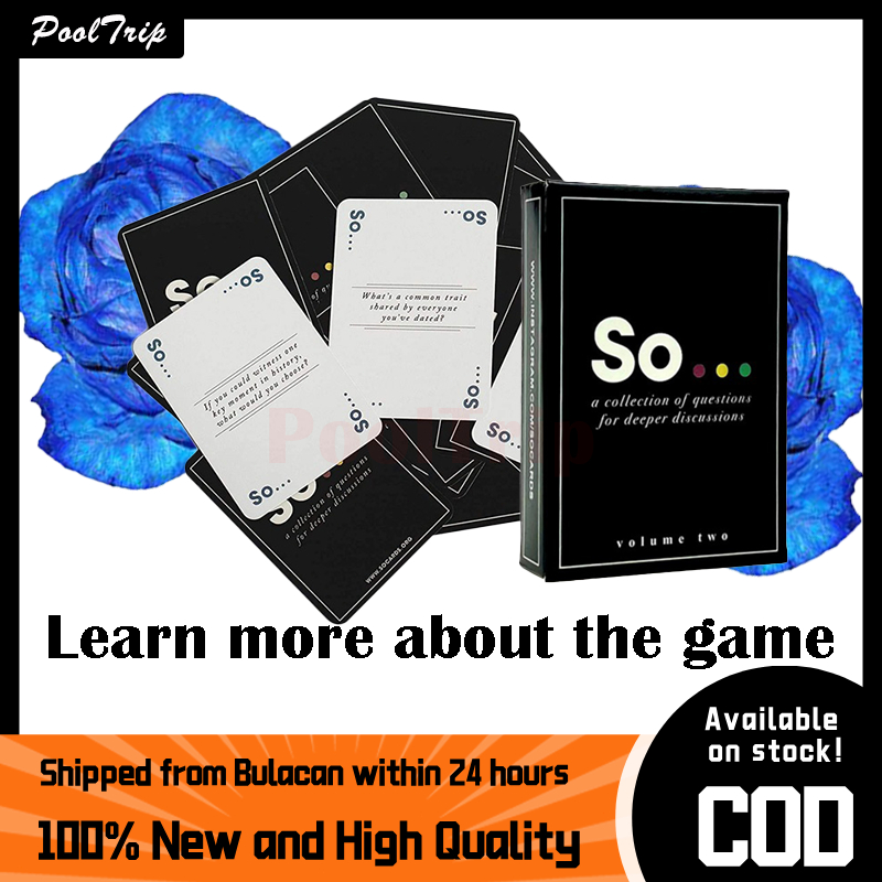 So Cards Deep Conversation Starters for Building Closer Connection ...