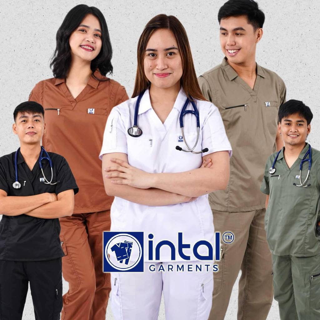 INTAL SCRUBSUIT 064 ALTA MAKISIG Sports Collar V-Neck Quality Scrubs ...