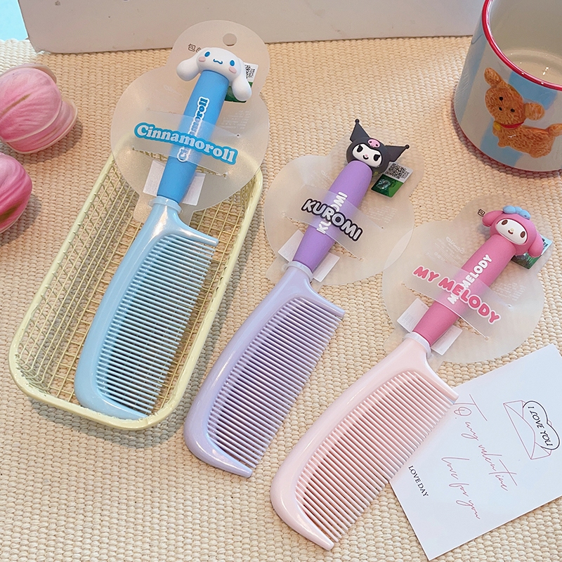 Sanrio Hair Brush Kuromi My Melody Kawaii Combs Hello Kitty Cartoon ...