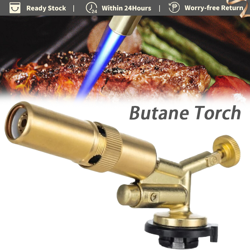 Multi-function Flame Torch Copper Torch Head BBQ Grilling Flame Control ...
