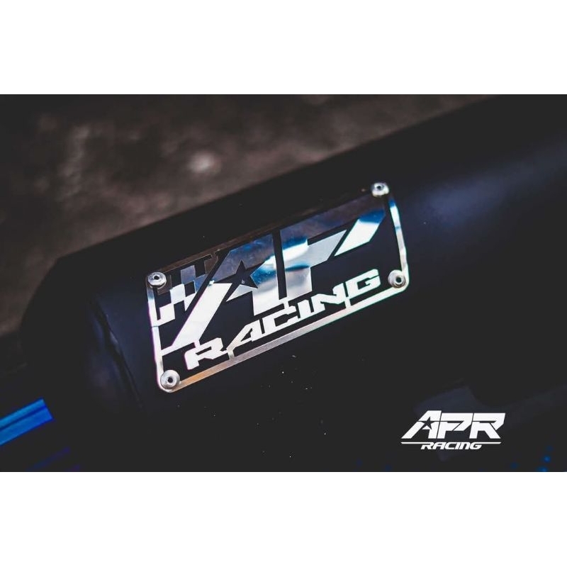 APR POWER PIPE CNC EMBLEM RAIDER150 CARB/Fi TITANIUM TIP | Shopee ...
