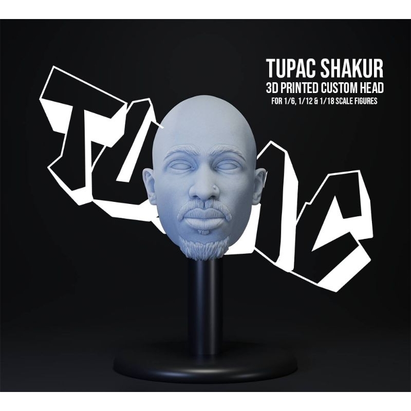 3D Printed Custom Head - Tupac Shakur | Shopee Philippines