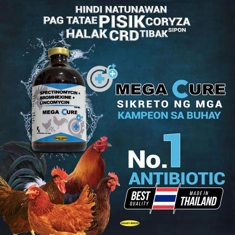 Mega Cure (Antibiotic) 100ML 2028 EXPIRY | Shopee Philippines
