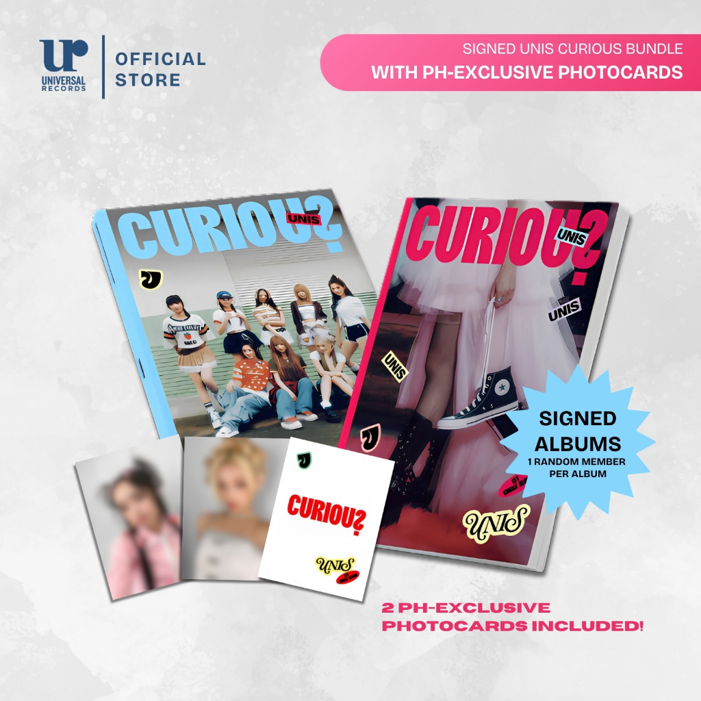 SIGNED UNIS Curious Album Bundle With PH-Exclusive Photocards | Shopee Philippines