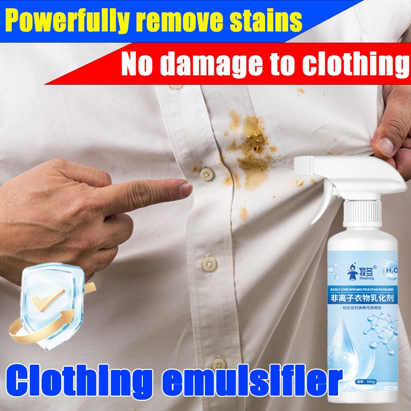 Clothing emulsifier, coat cleaner, clothing stain cleaner, oil stain ...