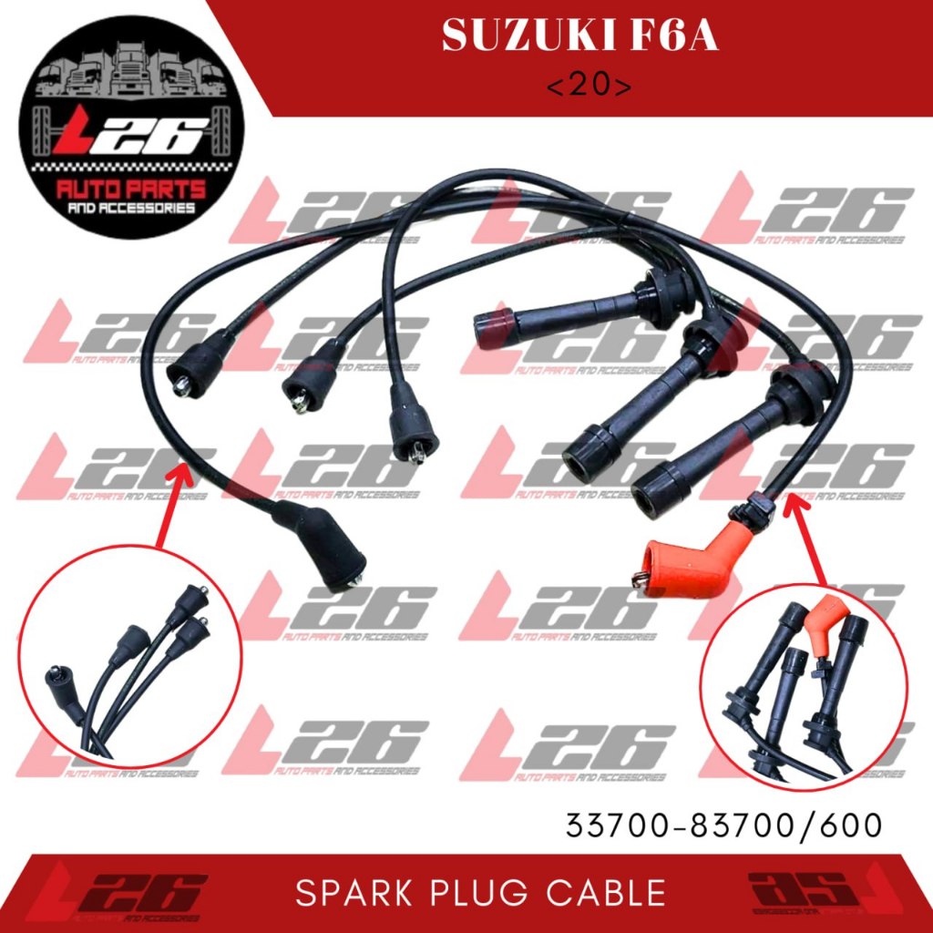 Suzuki Multicab F6A Spark Plug Cable for Suzuki Multicab F6A 33700 ...