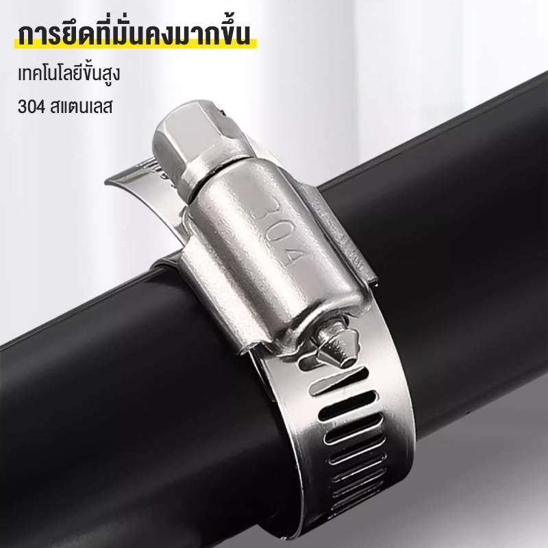 304 stainless steel hose clamp security monitoring clamp gas pipe clamp ...