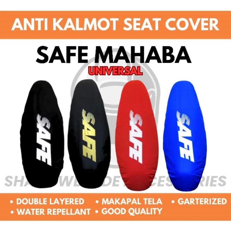 SAFE MAHABA ANTI KALMOT SEAT COVER MOTORCYCLE MAKAPAL, WATER REPELLENT ...