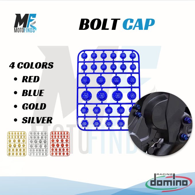 MOTOR-DOMINO BOLT CAP SET FOR VARIOUS BRAND AND MODEL OF MOTORCYCLE ...