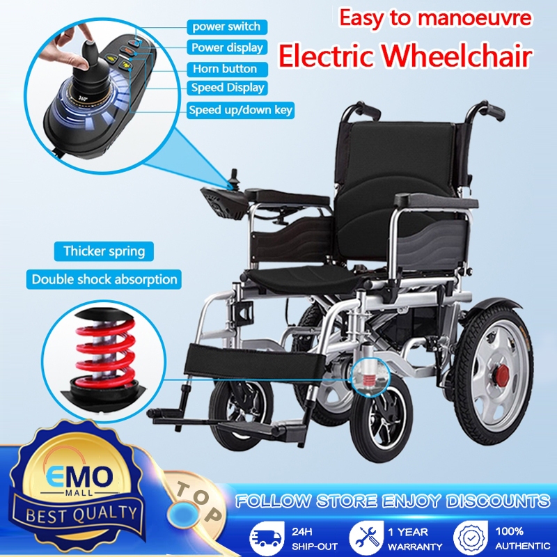Multifunctional Electric Wheelchair For Elderly Disabled Shock Absorber ...