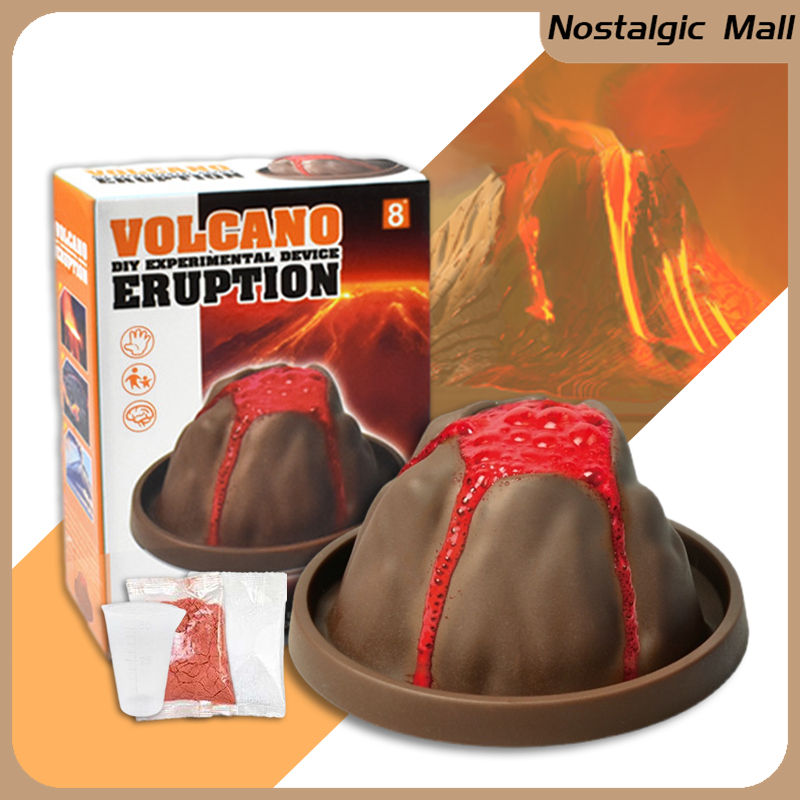 6Psc Mini Volcano Eruption Set Volcanic Eruption DIY Science Experiment ...