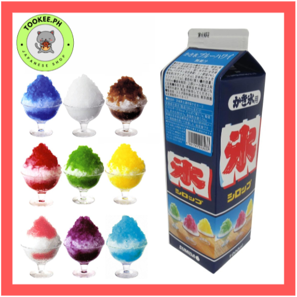 Sumida Beverage Shaved Ice Syrup 10 flavor 1000ml / 1800ml Blue Hawaii ...