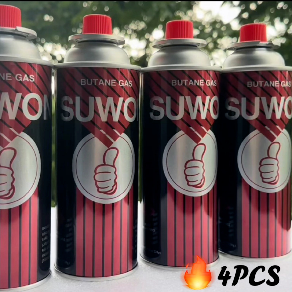 【in stock]】4pcs Safe Butane Gas for Portable Gas stove 220g Korea Gas ...