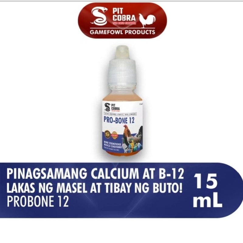 Pit Cobra Pro-bone 12, 15 ml Oral Drops - Lakas ng Muscle at Tibay ng ...