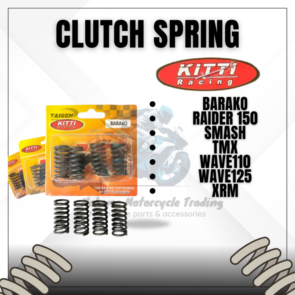 KITTI Motorcycle Clutch Spring Barako/Raider150/Smash/TMX/Wave110 ...