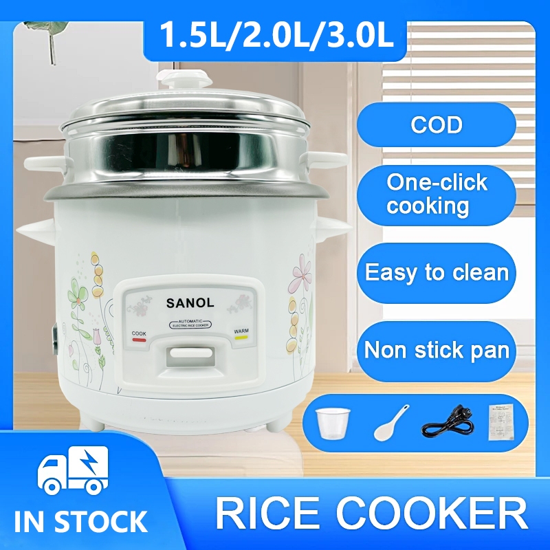 Multifunctional Rice Cooker 1.5L/2L/3L Smart Home Aluminum Alloy Large ...