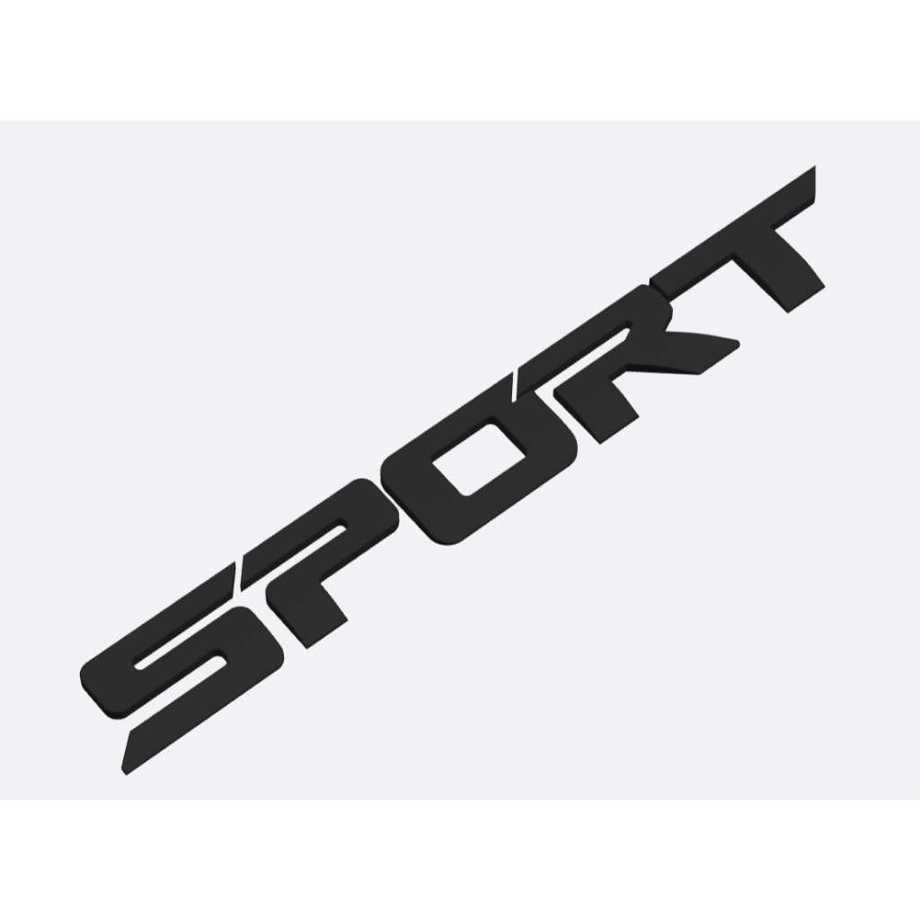 Ford SPORT Emblem 3D Printed with Original 3M Double sided tape and ...