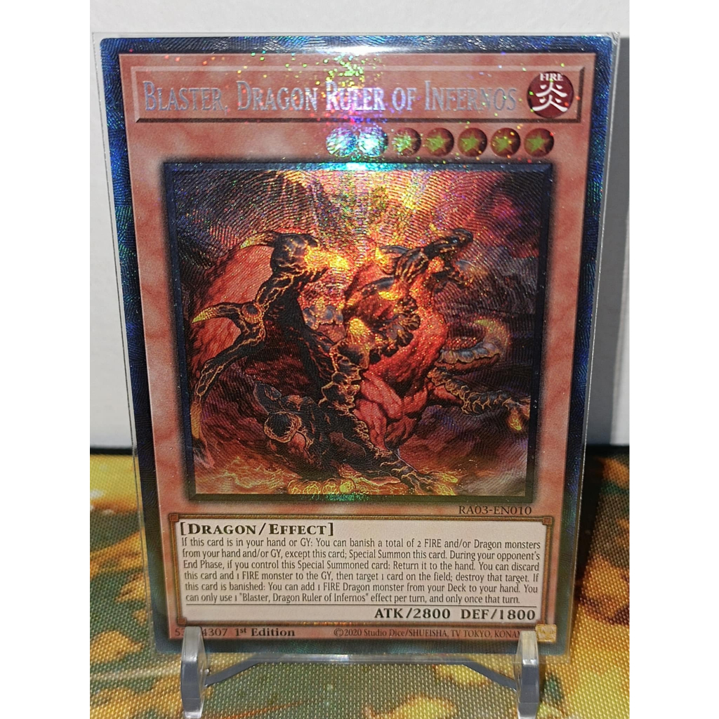 Blaster, Dragon Ruler of Infernos | RA03-EN010 | Collector's Rare ...