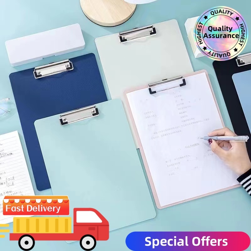 Thickened Morandi A4 Folder Data Storage Splint Writing Pad Color ...