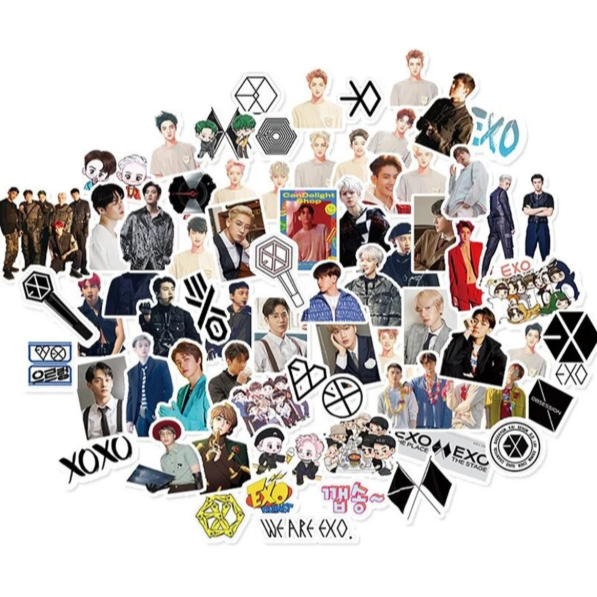 50pcs Exo Sticker Pack | Shopee Philippines