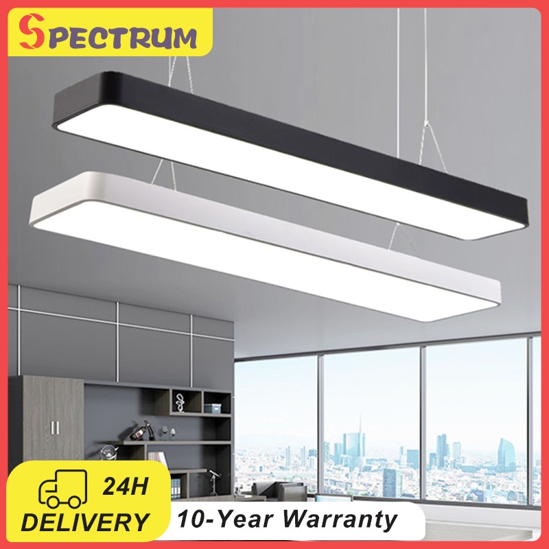 LED Linear Light Chandelier LED Lamps 1.2 Meters Rectangular Roof White ...