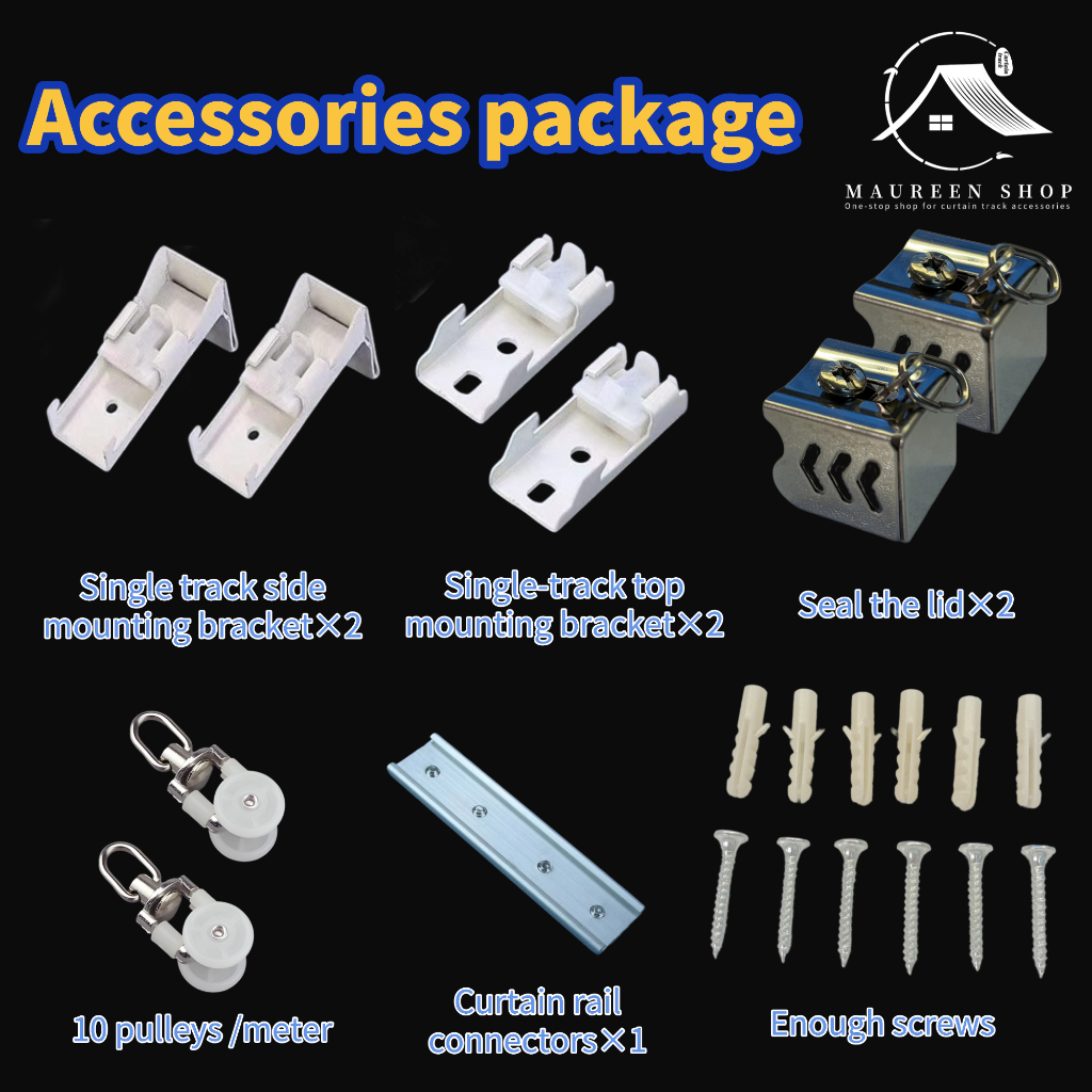 Curtain track accessories pack 1 set | Shopee Philippines