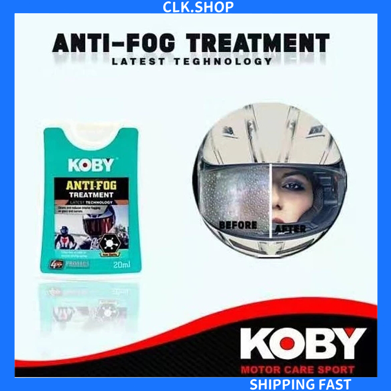 Original Koby Helmet 450ml Disinfecting Foam Spray and 20ml Anti Rain ...