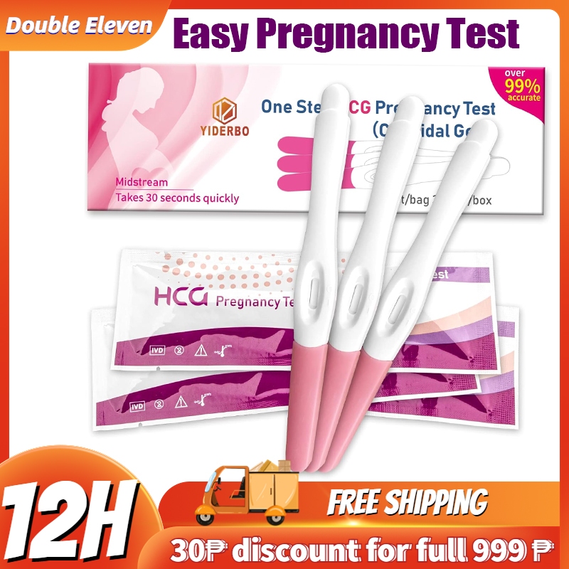 10Pcs Easy Pregnancy Test One Step Pregnancy Test Kit 99.99% Accuracy ...