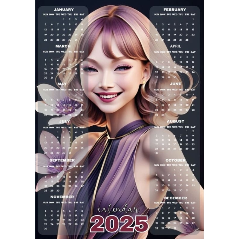 Poster Calendar Bini_ph 8X11INCH Calendar 2025 | Shopee Philippines