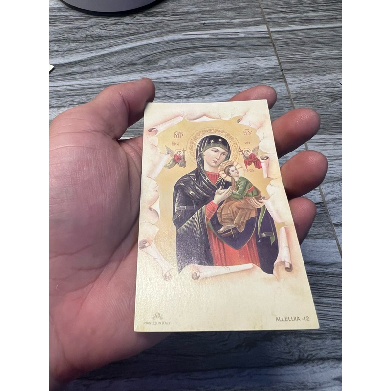 Mother of Perpetual Help Stampita (Italy Made) | Shopee Philippines