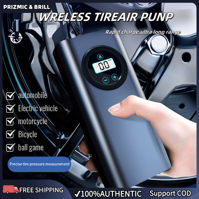 Portable inflator Rechargeable LED air compressor Tire inflator air ...