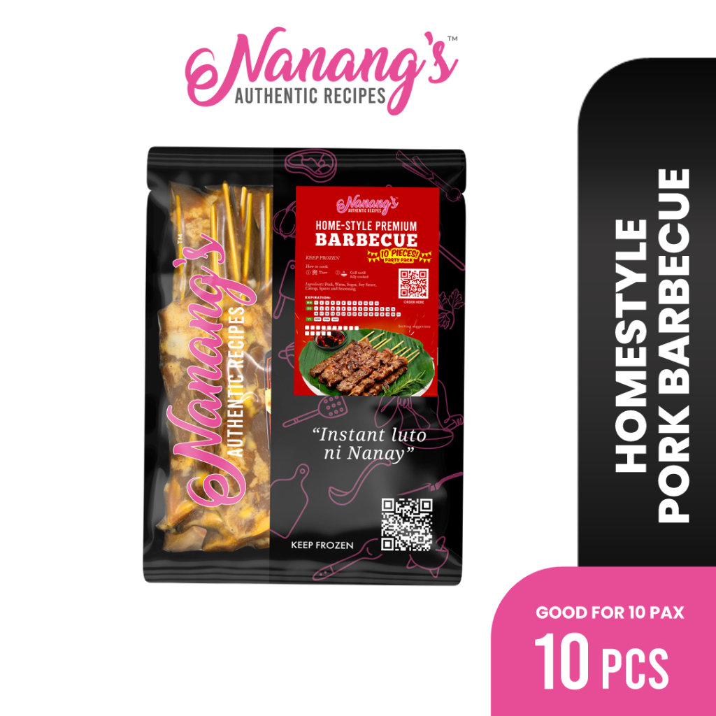 Nanang's Home Style Pork BBQ 10 pcs | Shopee Philippines