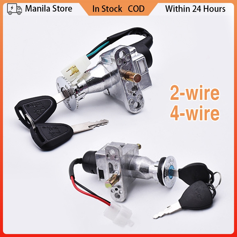 Universal Start Ignition Switch Electric Door Lock Key Switch With 2 ...