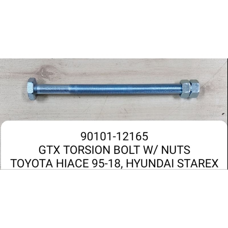 TORSION BOLT WITH NUTS TOYOTA HIACE (1995-2018), HYUNDAI STAREX ...
